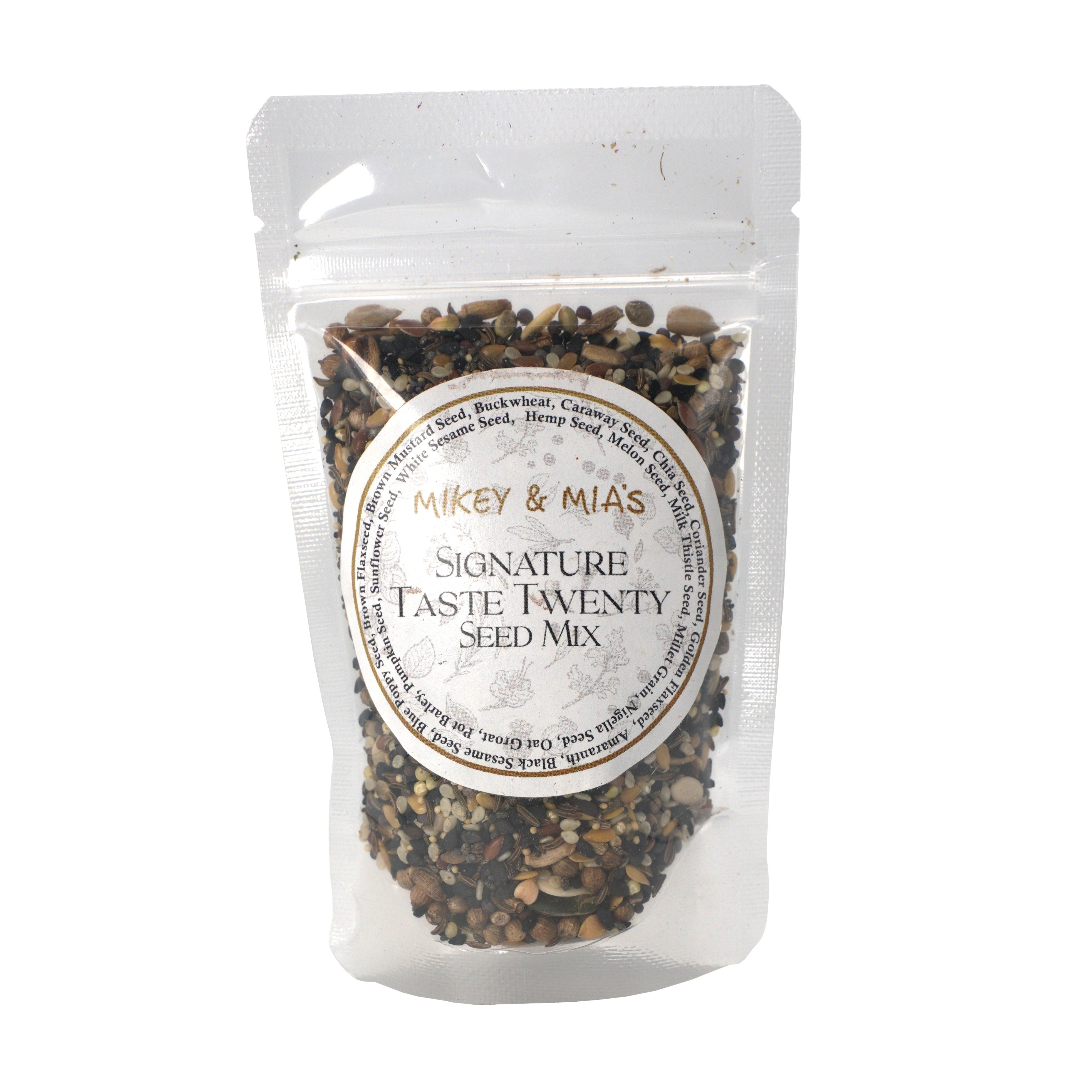 Signature Taste Twenty Seed Mix - Sample 50g – Mikey and Mia